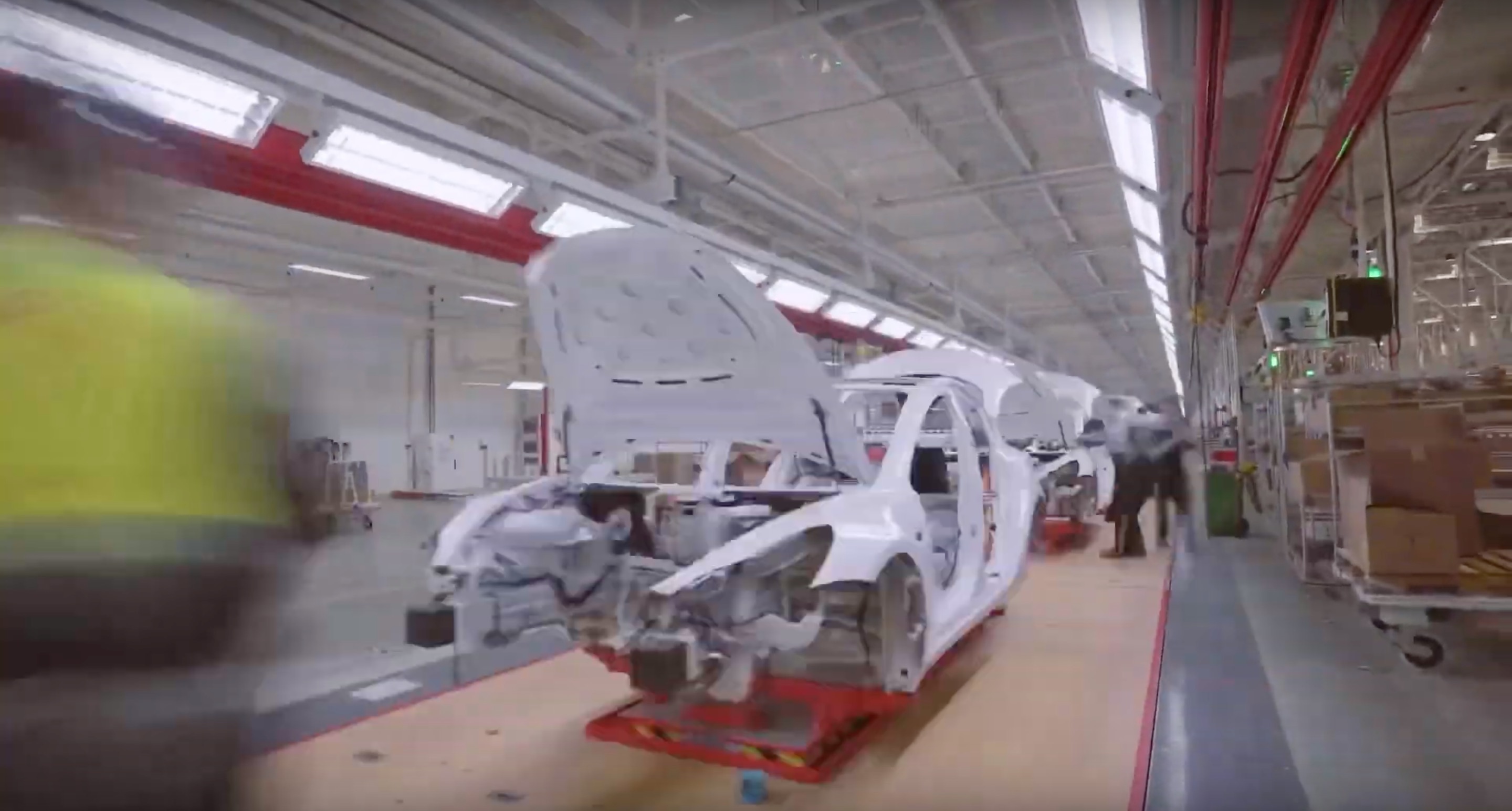 Sneak peek inside Tesla Gigafactory 3 in official video - Electrek