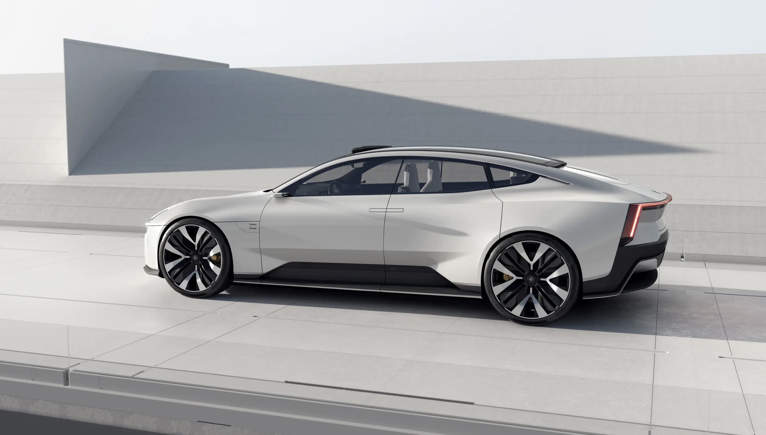 Polestar releases pictures of new electric sedan concept | Electrek