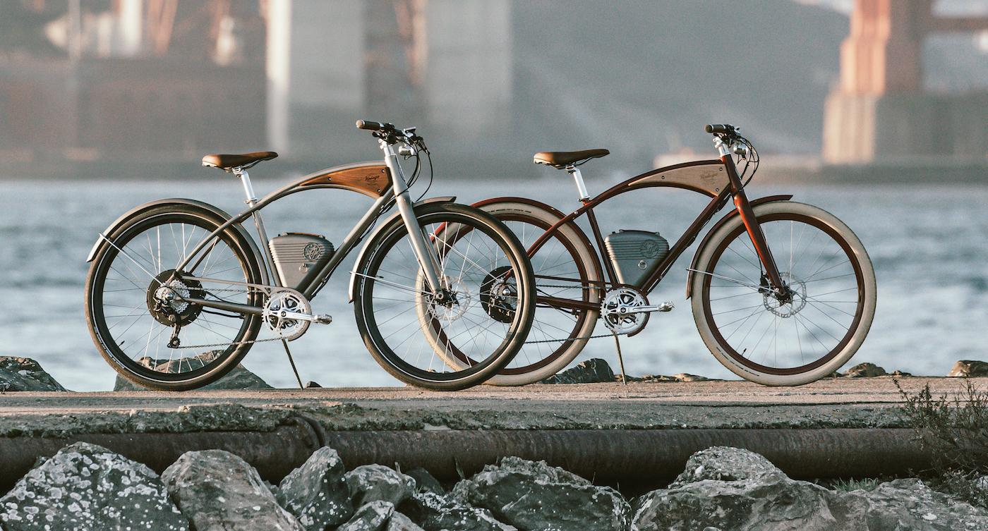 Vintage Cafe 28 mph electric bicycle debuts with beautiful wooden inlays