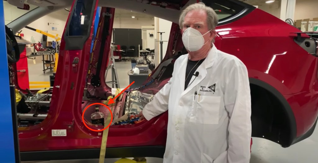 Tesla Model Y teardown: wiring, octovalve, and whisky - Electrek