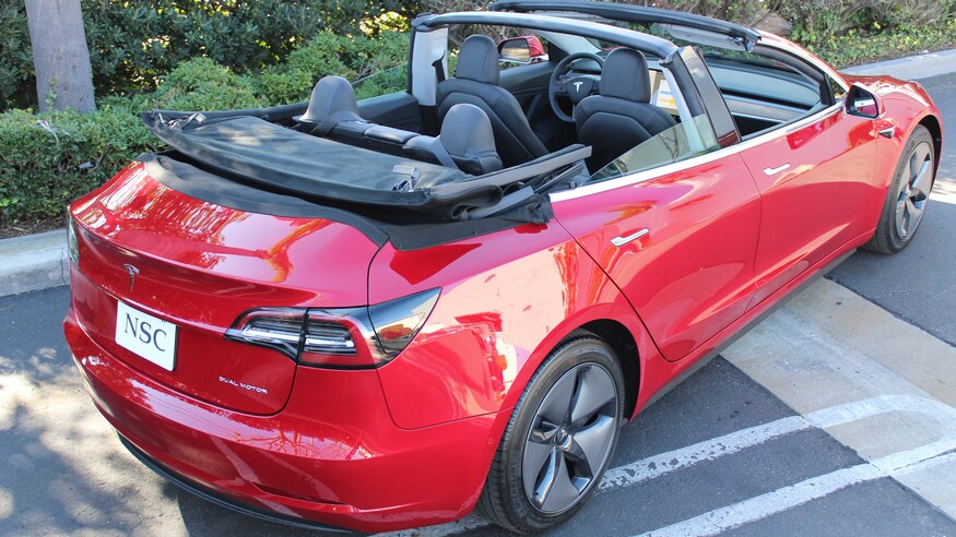 Tesla Model 3 turned into convertible — dope or nope? | Electrek