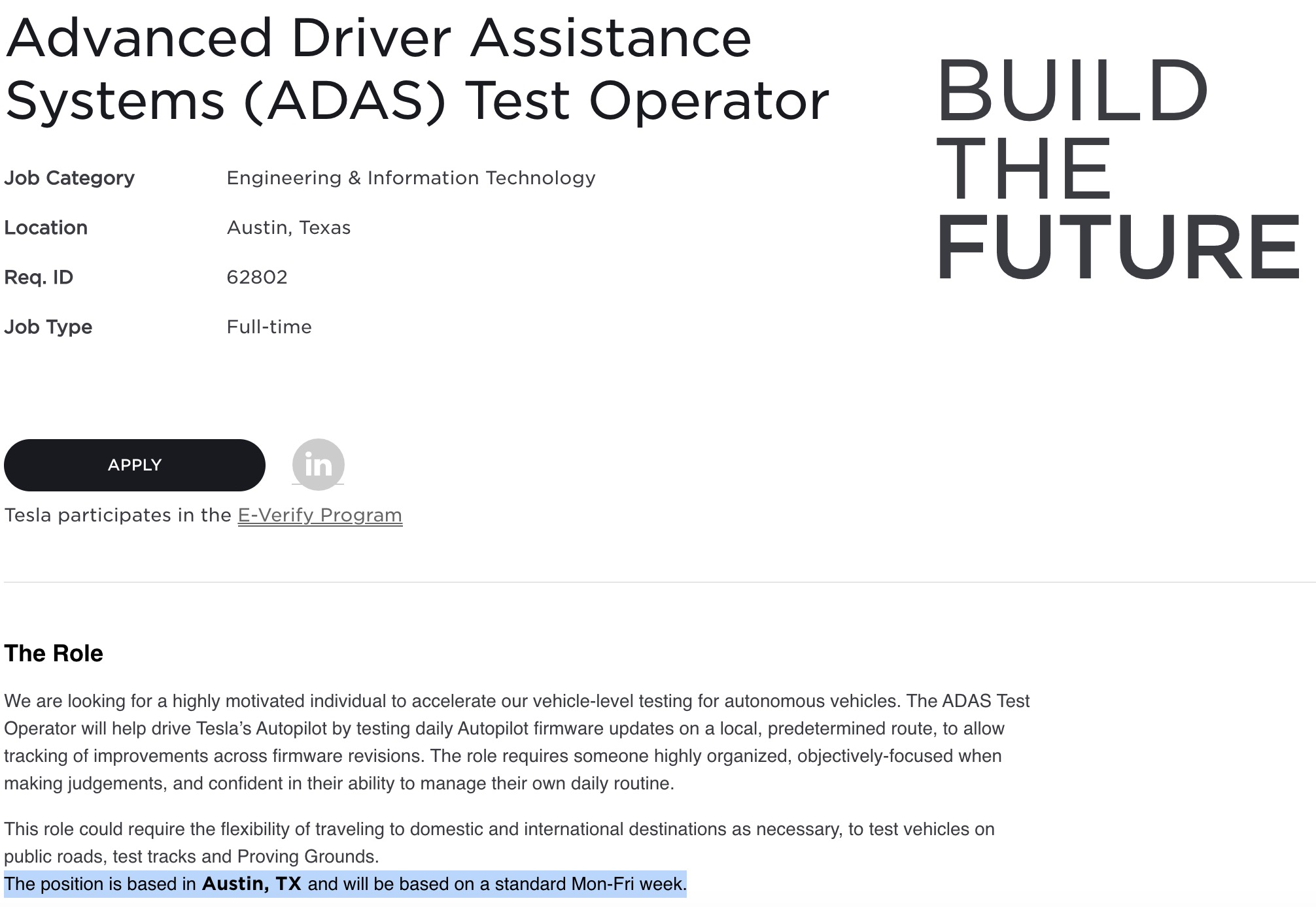 Tesla is looking to hire Autopilot test drivers in Austin | Electrek