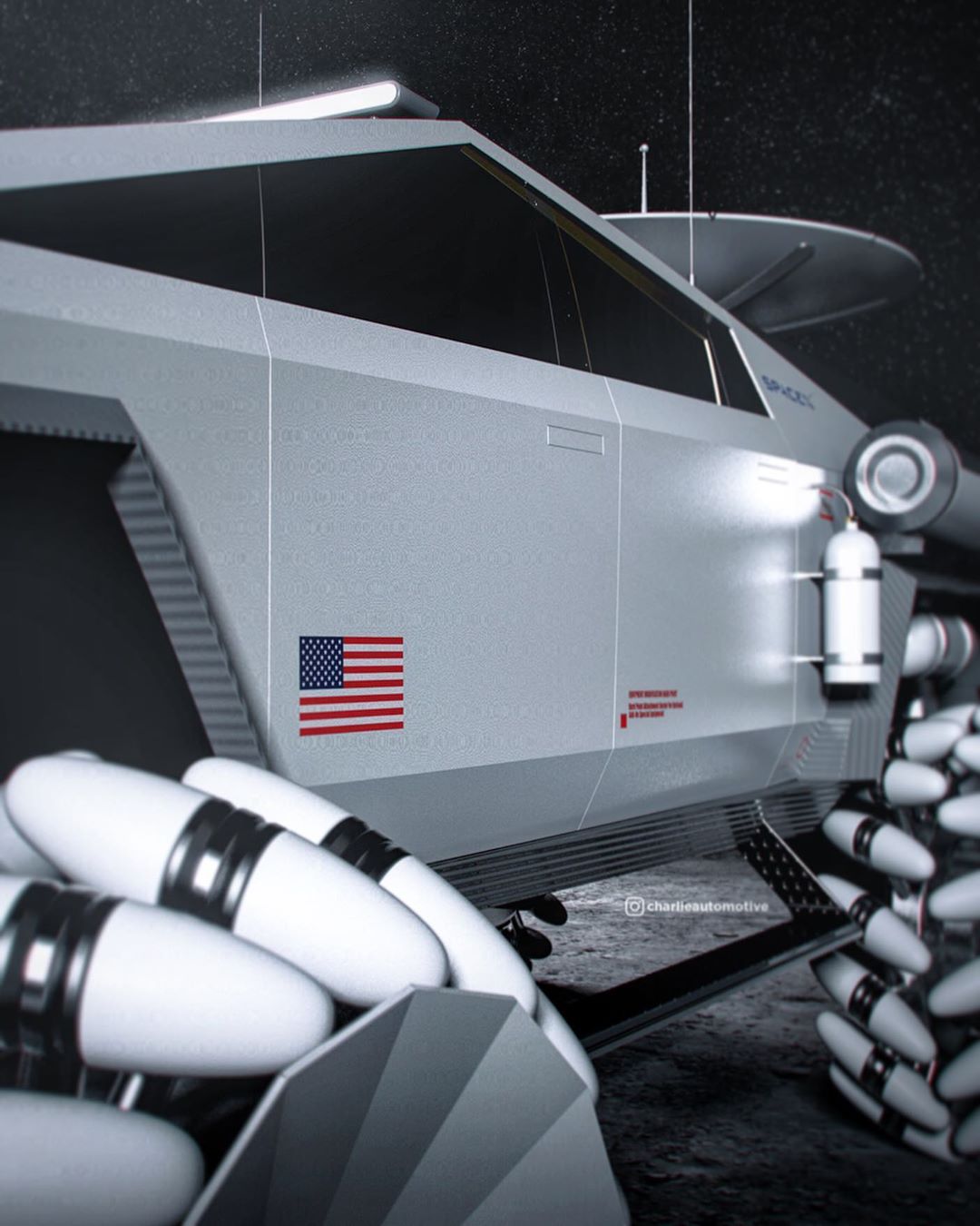 Tesla Cybertruck modified as awesome lunar vehicle — could it become ...