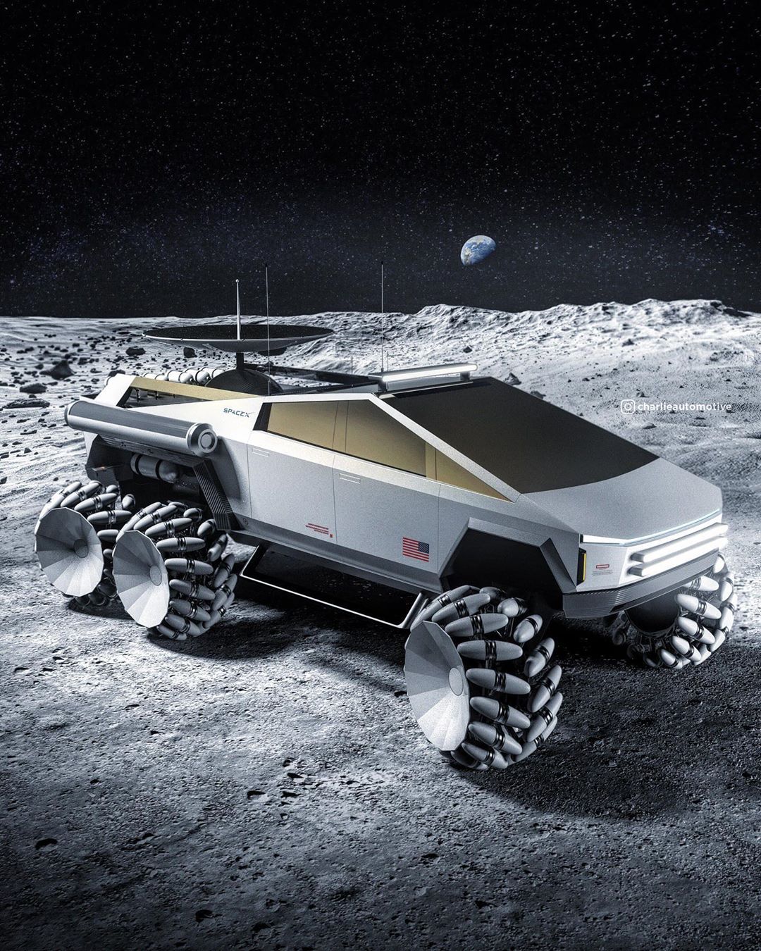 Tesla Cybertruck modified as awesome lunar vehicle — could it become ...