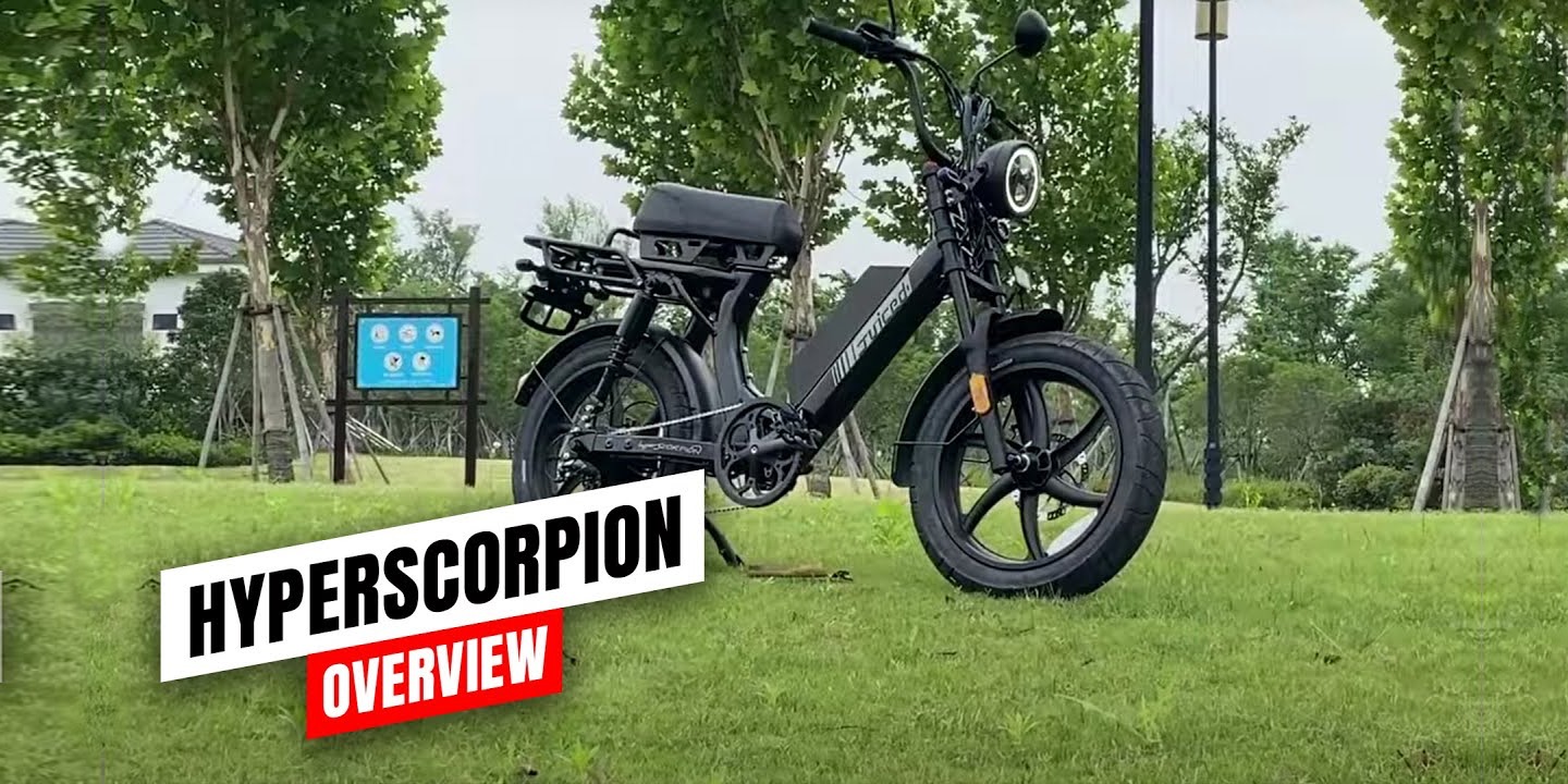 Juiced HyperScorpion: A closer look at this 30+ MPH electric moped