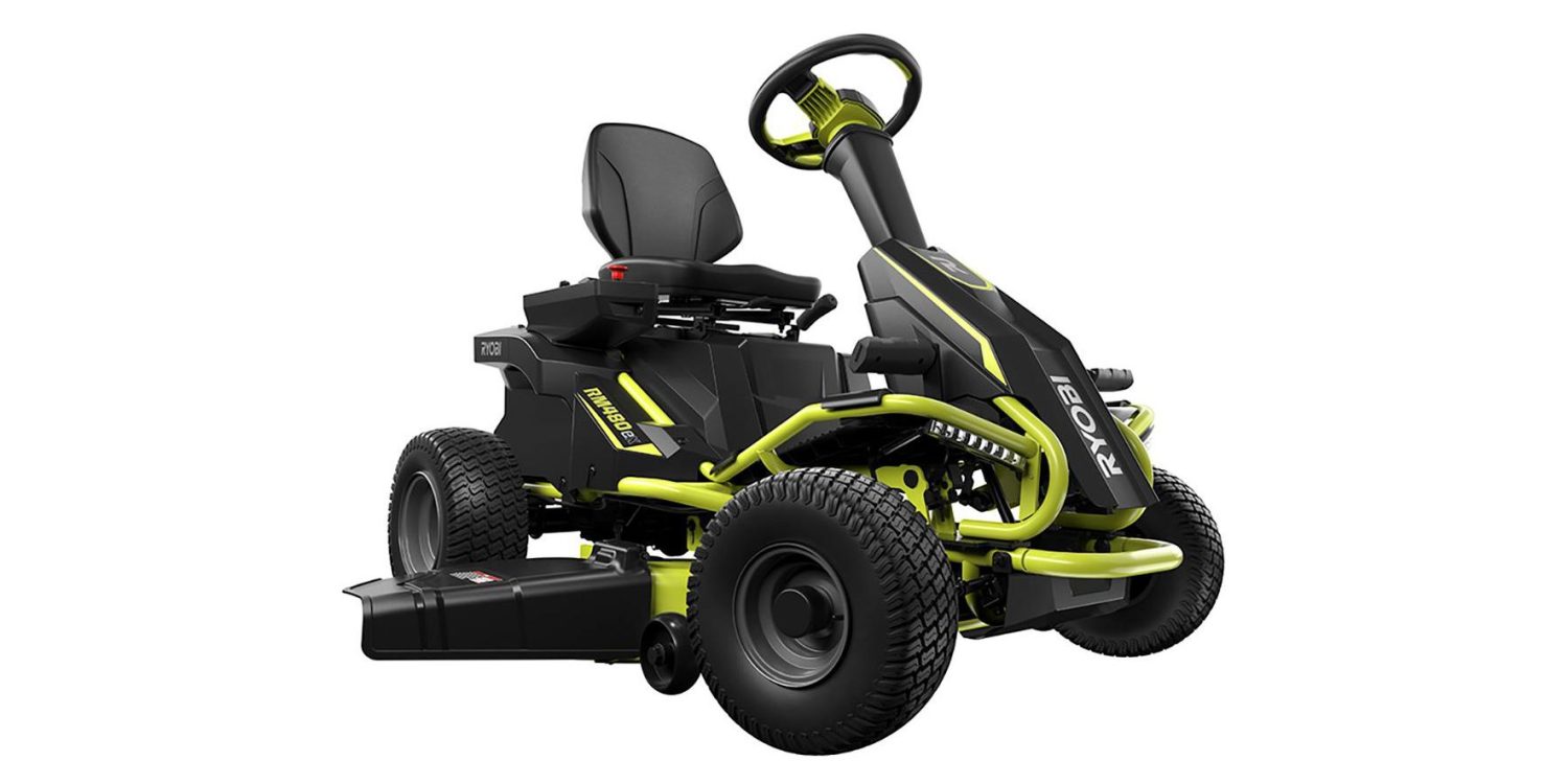 RYOBI s 30 inch Riding Lawn Mower Is 300 Off More In Today s Green RYOBI s 30 inch Riding Lawn Mower Is 300 Off More In Today s Green