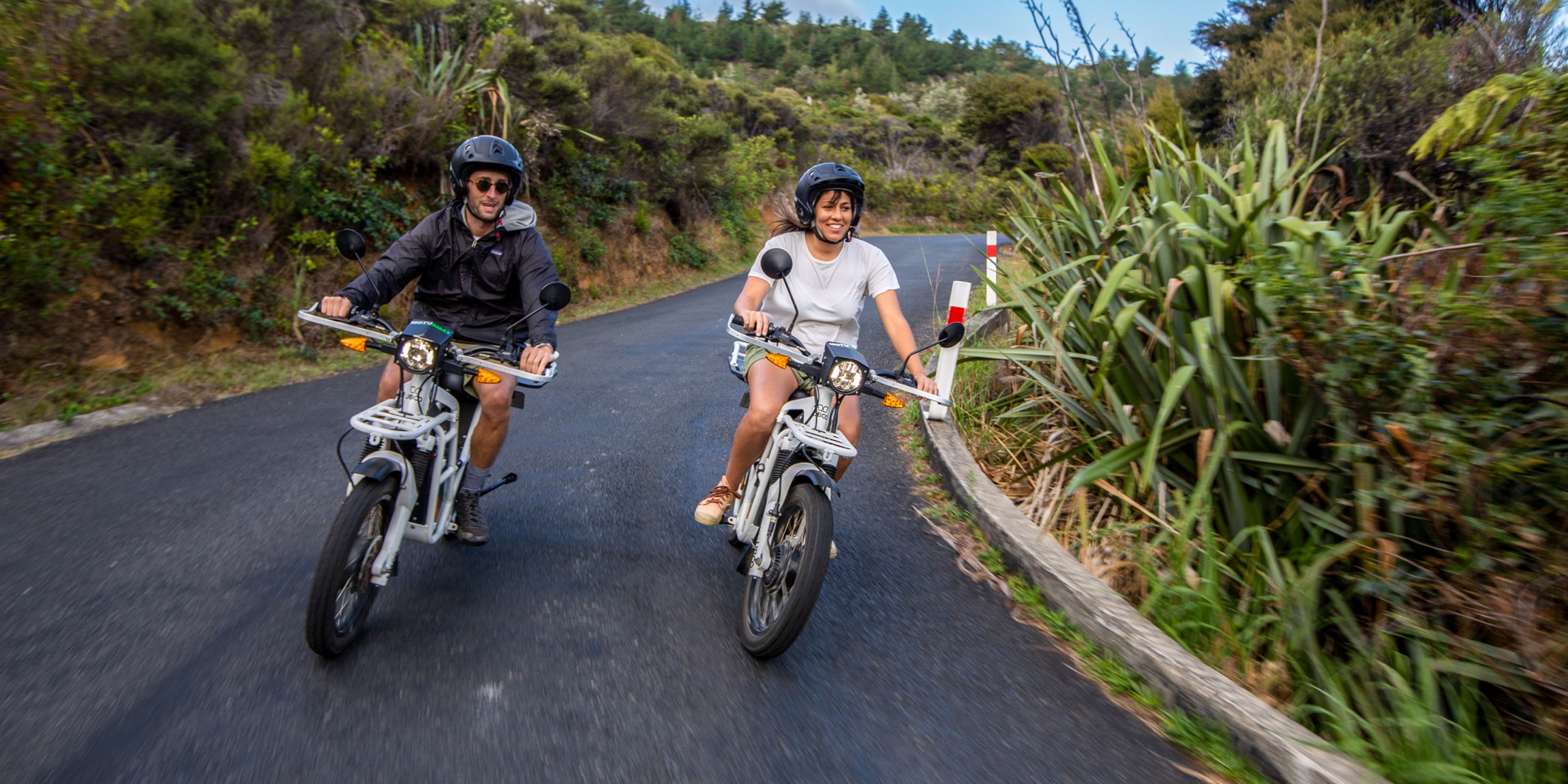 Check out this solar-powered shipping container for charging e-motorbikes