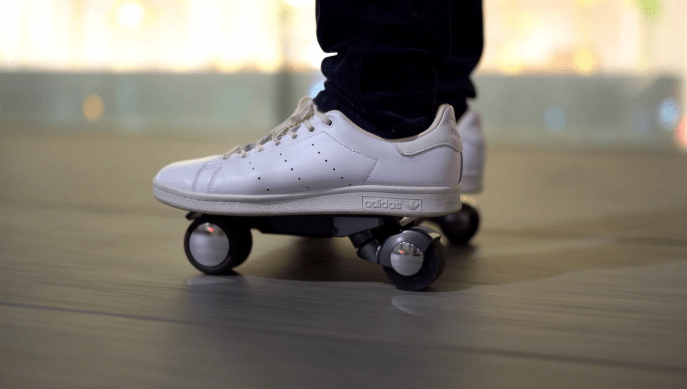 Walkcar electric scooter is the size and shape of a 10 MPH laptop