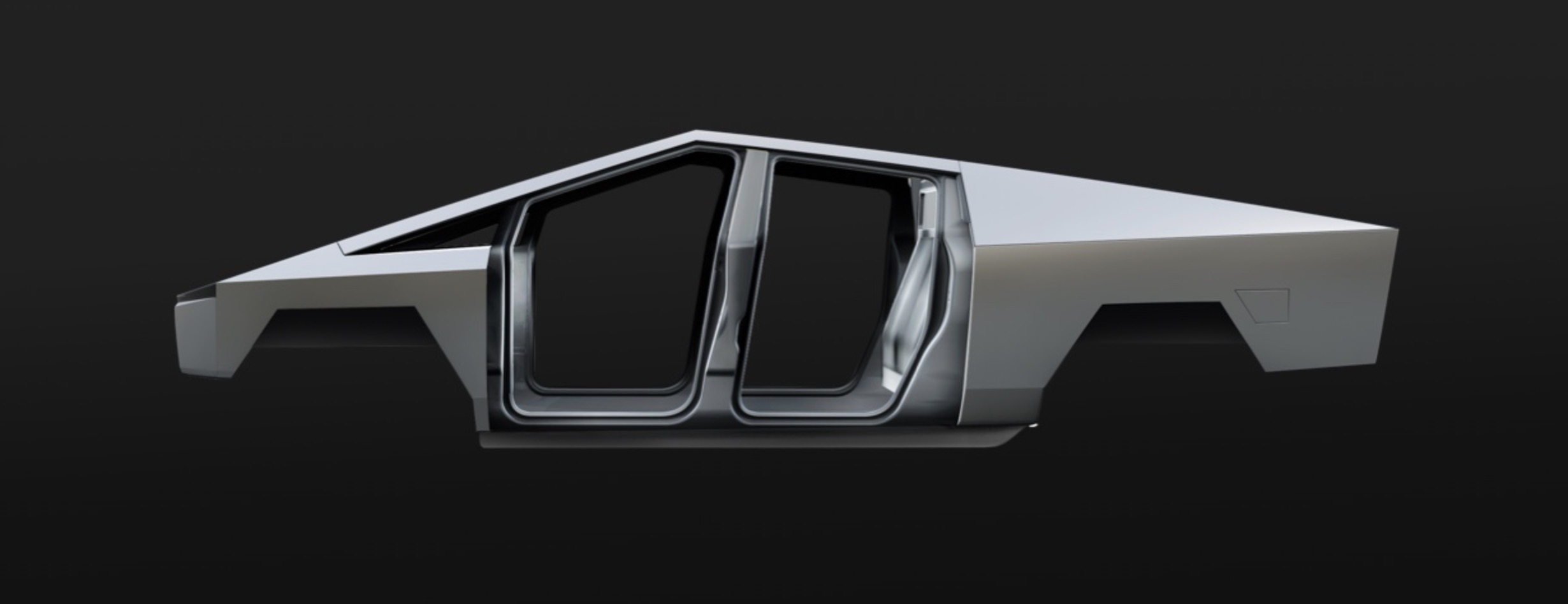 Tesla Cybertruck body spotted ahead of production start