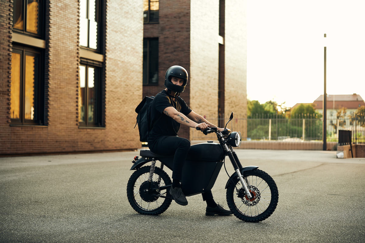 BlackTea Moped offers 50 MPH electric motorbike as cheap as a gas bike