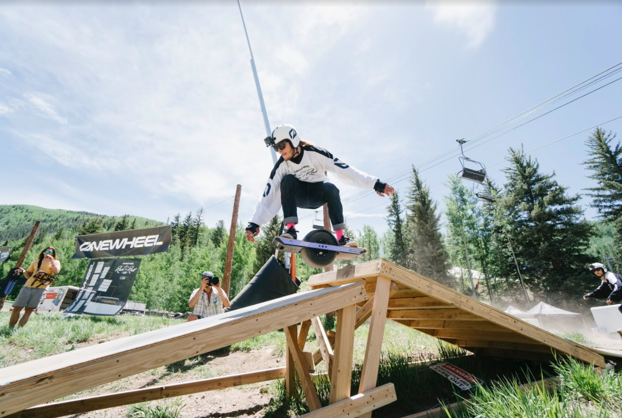 Daredevils on electric Onewheels flying down a mountainside? This is my ...