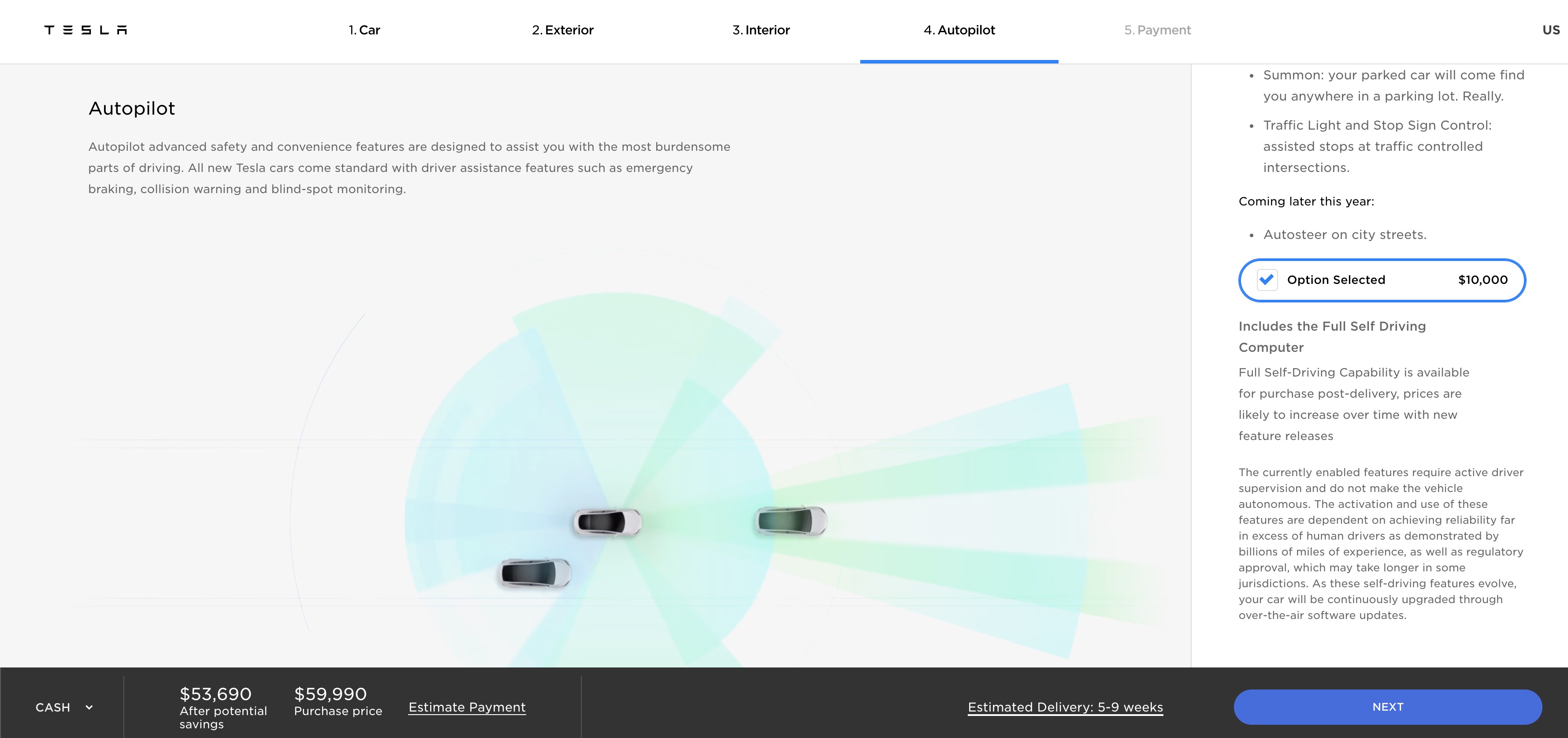 Tesla officially increases price of its Full Self-Driving Kickstarter ...
