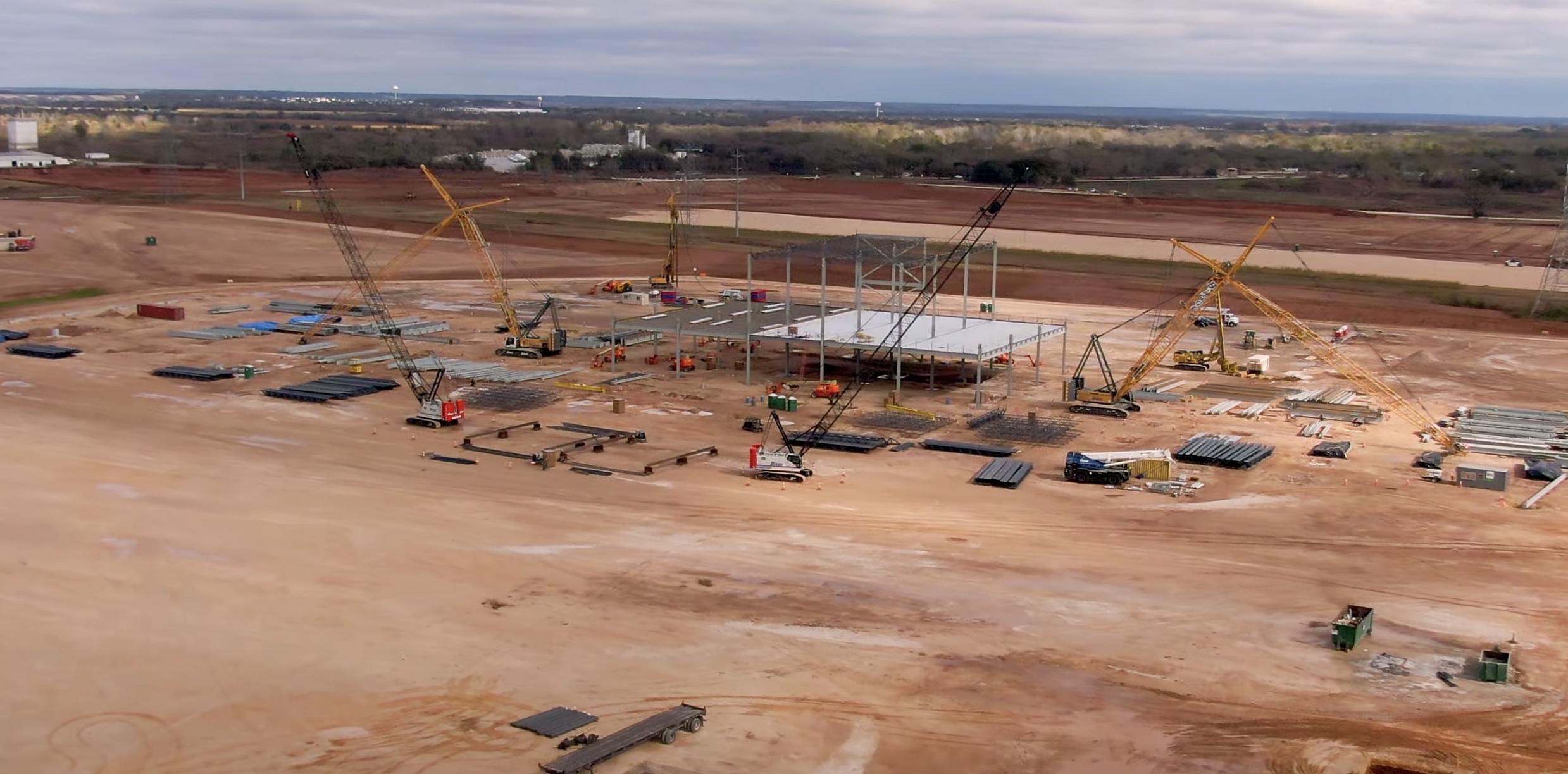 Tesla Gigafactory Texas starts to take shape in rush to increase Model ...