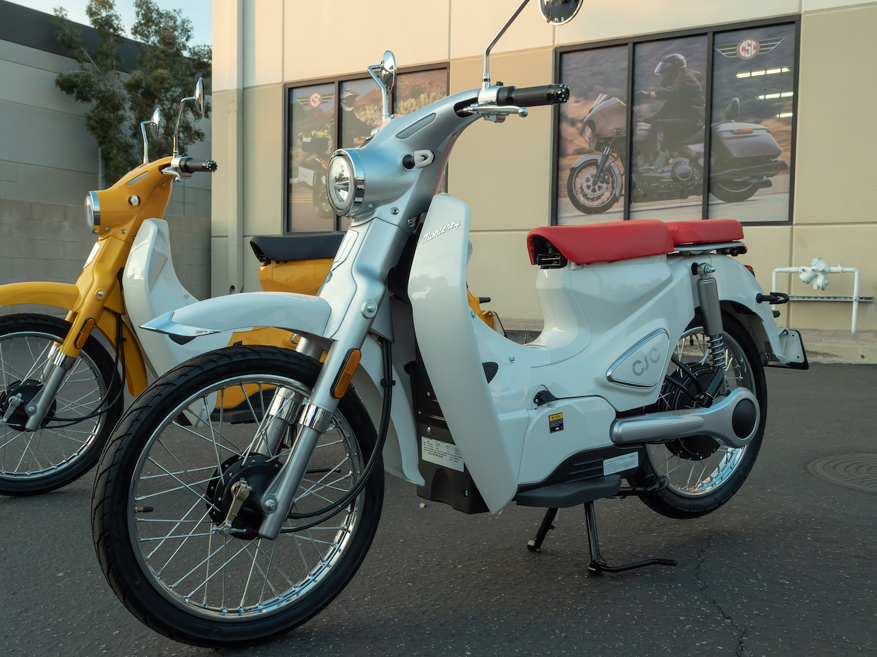 CSC Monterey vintage electric scooter beats Honda EV-Cub to market
