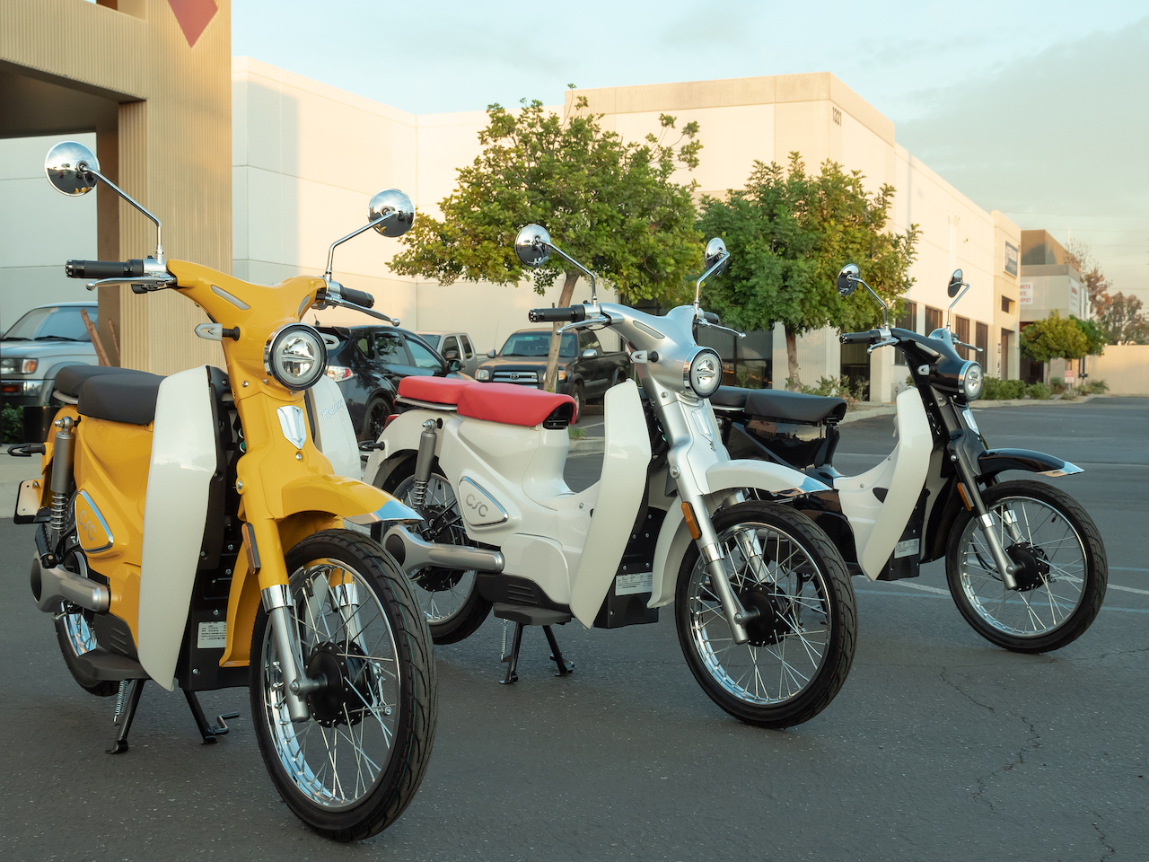 CSC Monterey vintage electric scooter beats Honda EV-Cub to market