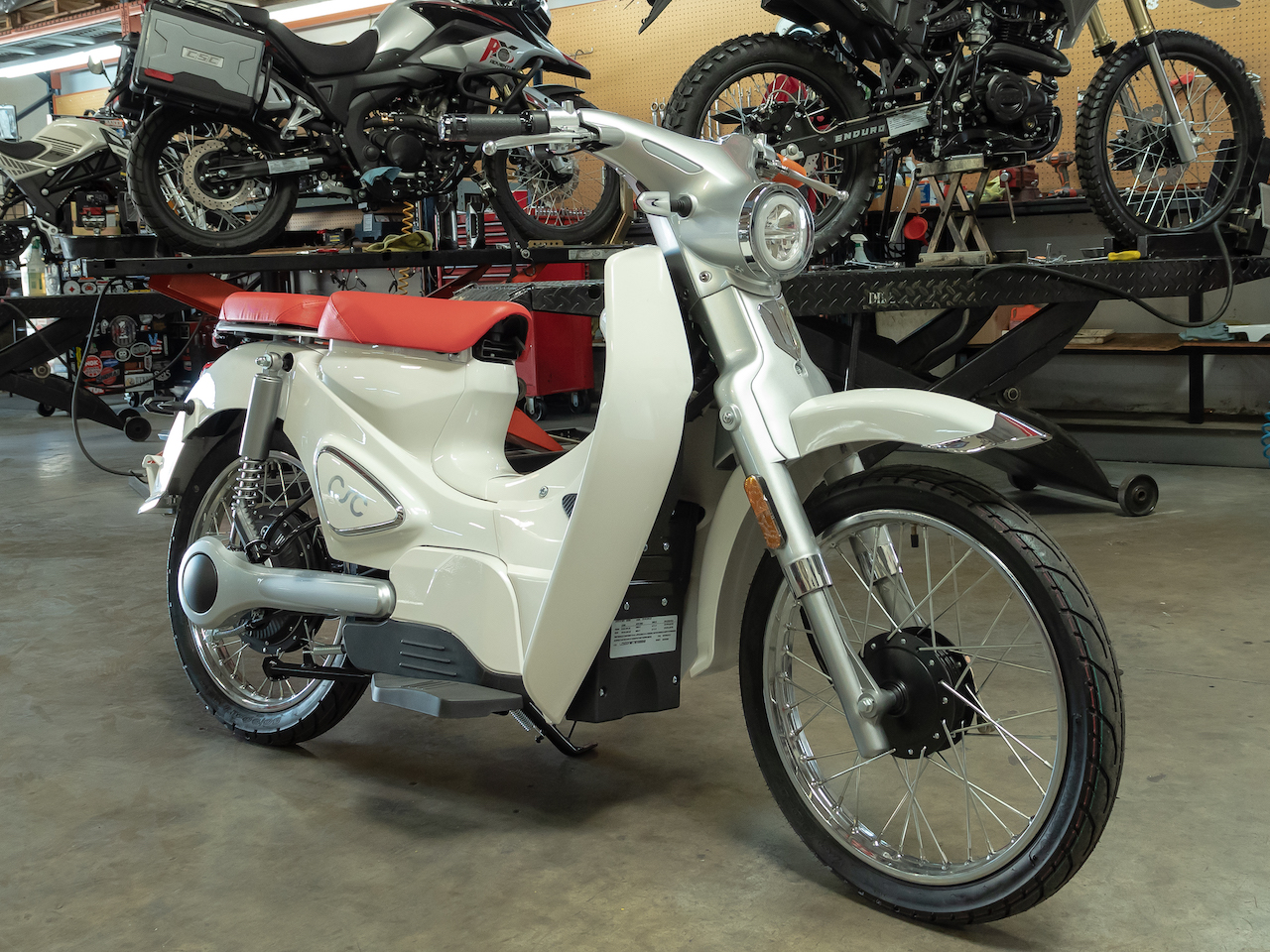 CSC Monterey vintage electric scooter beats Honda EV-Cub to market