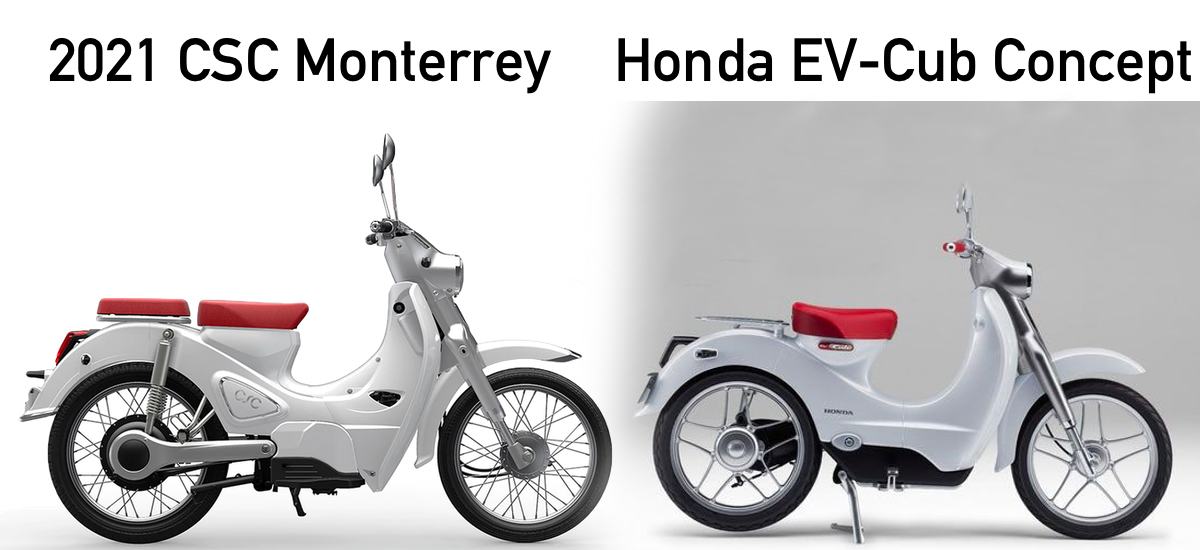 CSC Monterey vintage electric scooter beats Honda EV-Cub to market