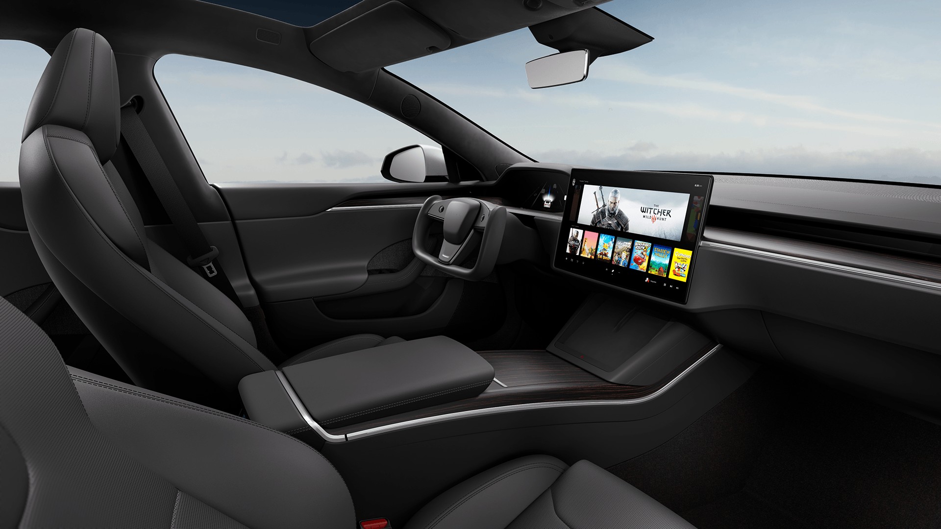 Tesla unveils new Model S with new interior, crazy steering wheel, and ...