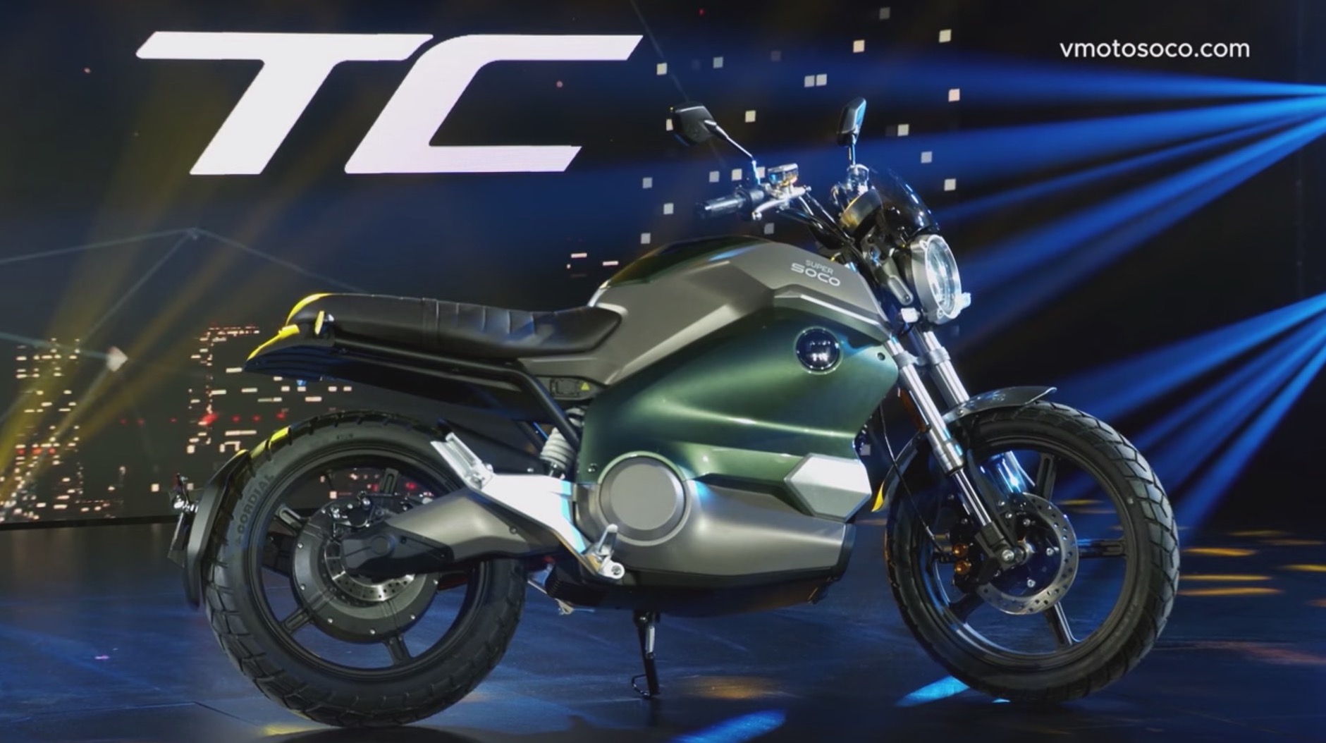 Vmoto Super Soco unveils three new electric motorcycle models