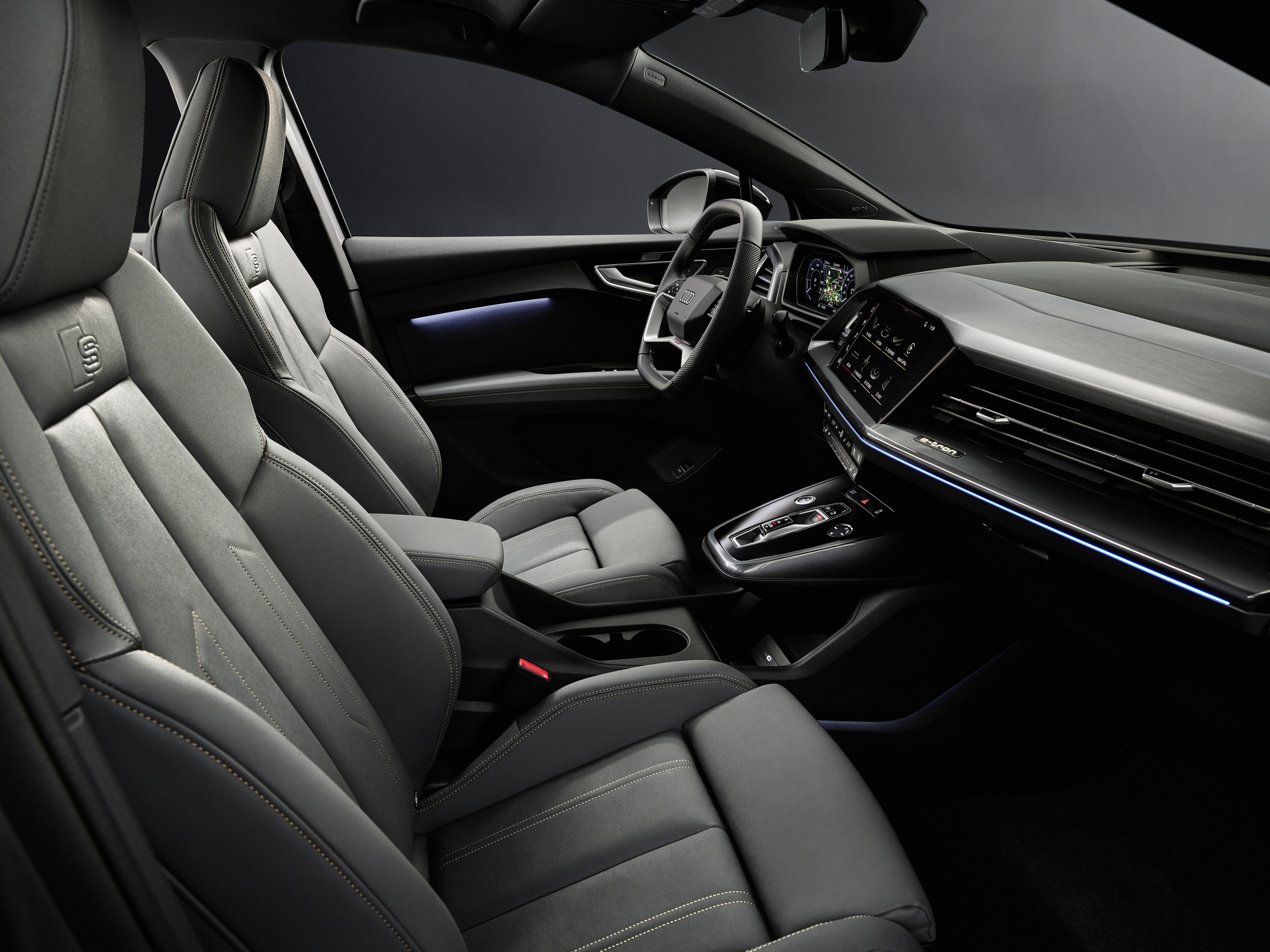 Audi unveils the interior of the Q4 e-tron electric SUV with impressive ...