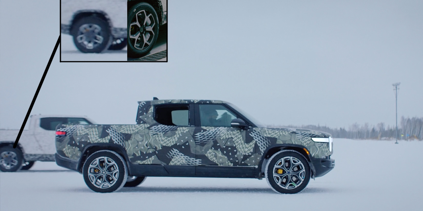 Rivian test footage hints at possible extended cab R1T - Electrek