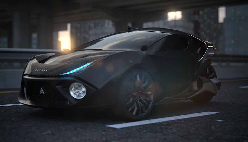 Daymak Spiritus unveiled as 'world's fastest' 3-wheeled electric car