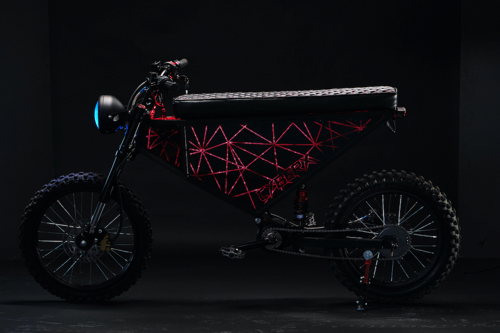 New 50 mph electric moped gets 100-mile range with belt-driven mid-drive