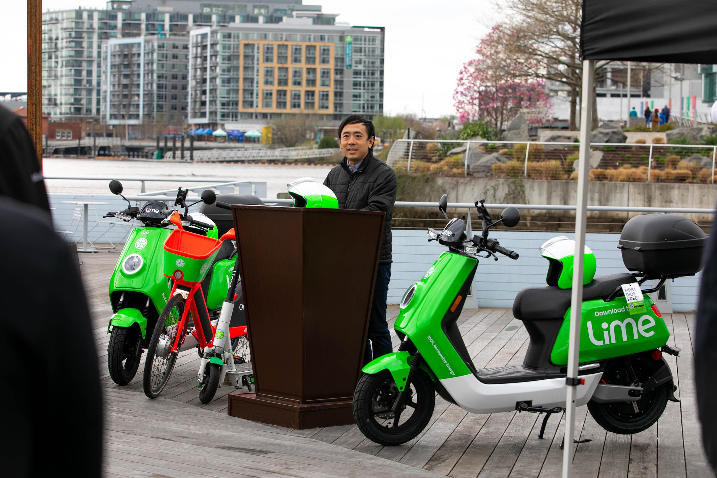 First US city gets Lime's affordable rent-by-the-minute electric mopeds