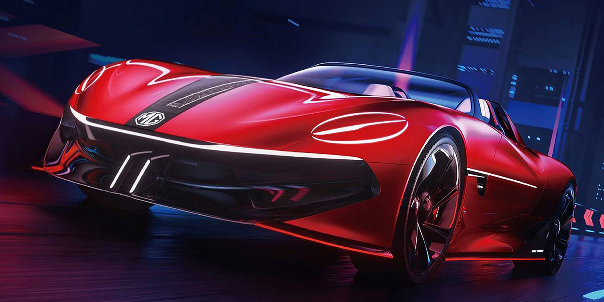 MG Motor unveils Cyberster electric sports car concept | Electrek