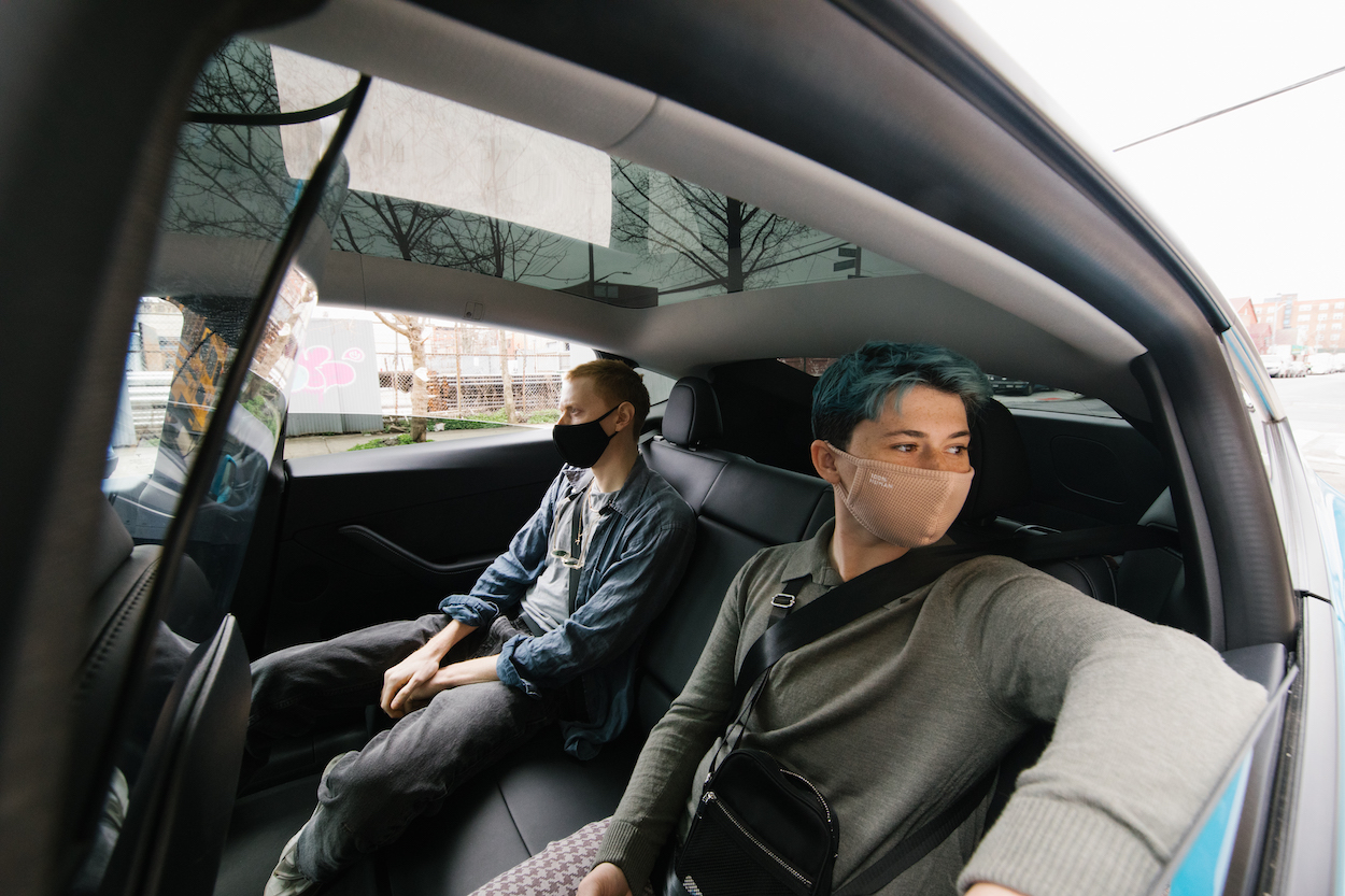 Tesla ride-sharing service using modified Model Ys launching from Revel