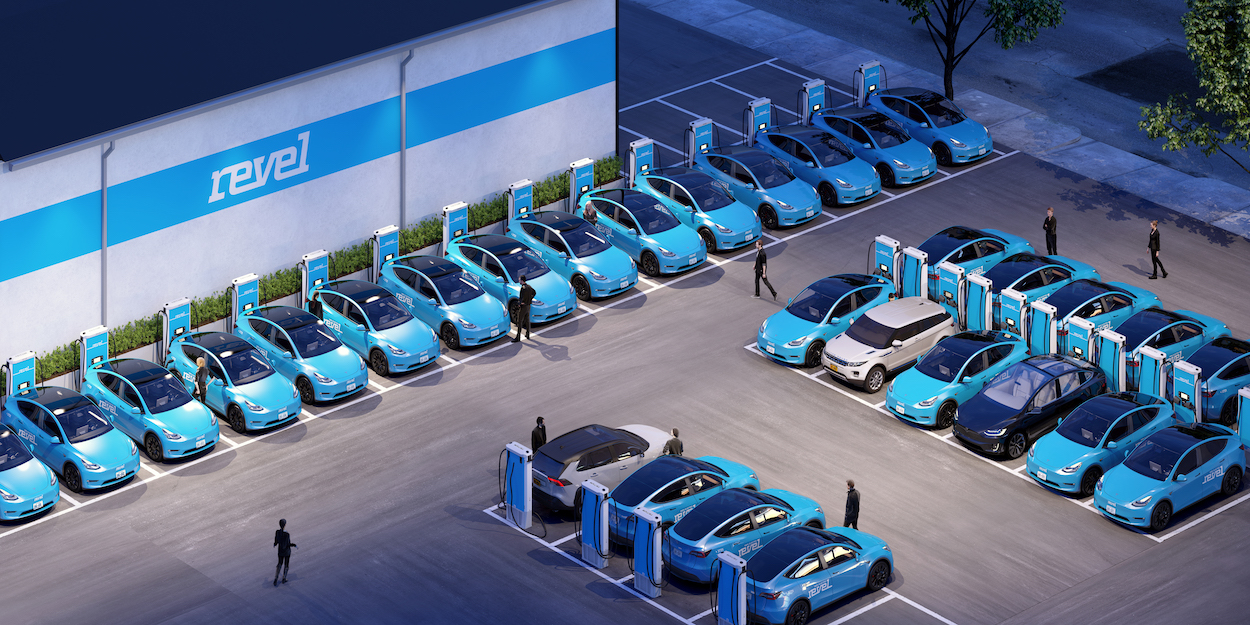 Tesla ride-sharing service using modified Model Ys launching from Revel