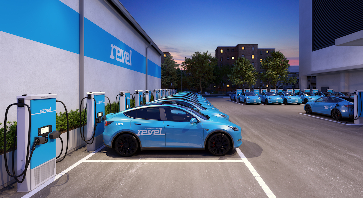 Tesla ride-sharing service using modified Model Ys launching from Revel