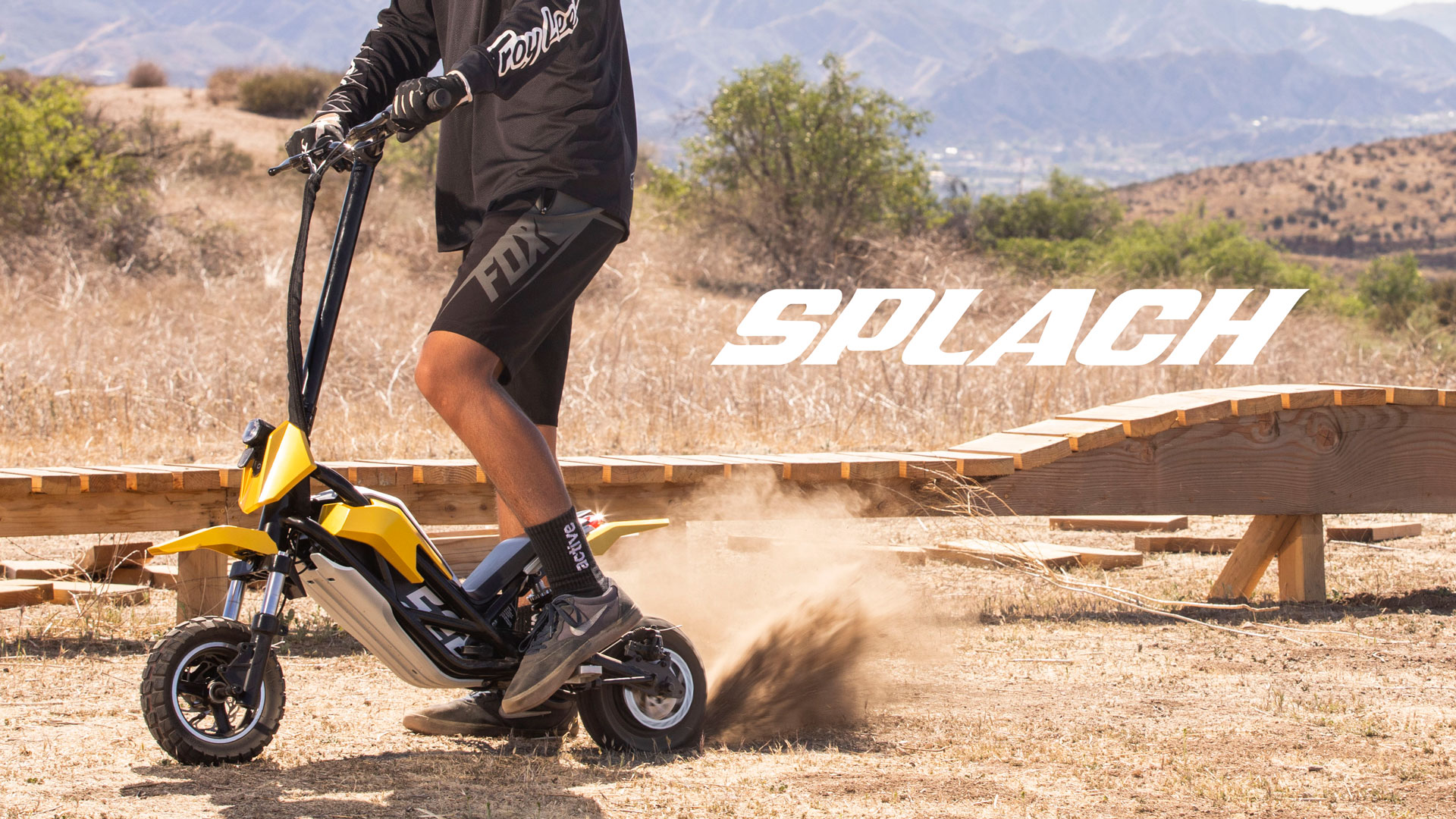 Splach Transformer launches as a standing (or sitting) electric dirt bike