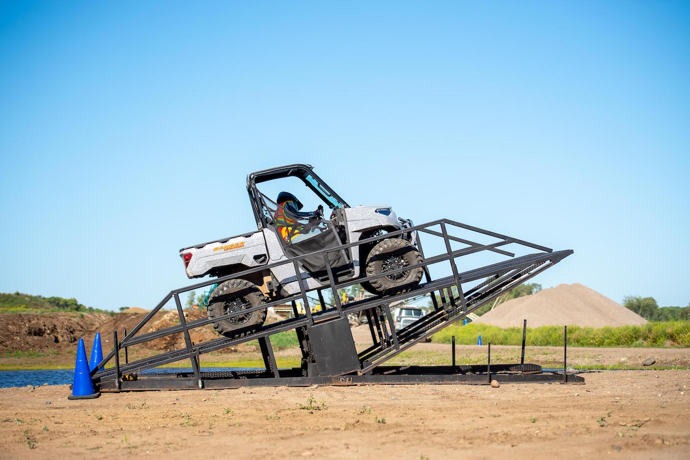 Polaris shows off new electric RANGER EV UTV's extreme performance