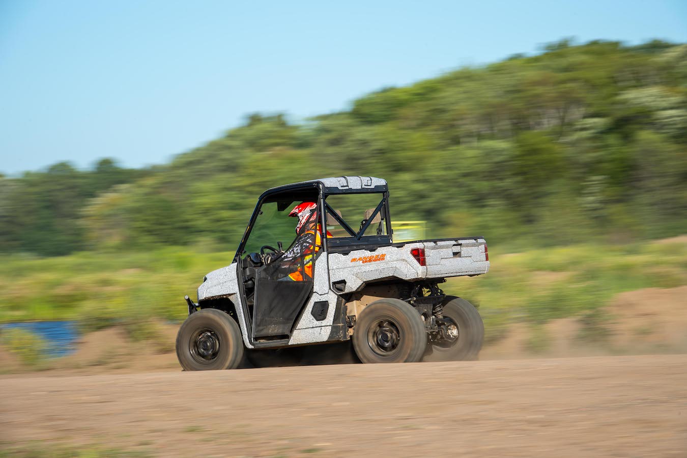 Polaris shows off new electric RANGER EV UTV's extreme performance
