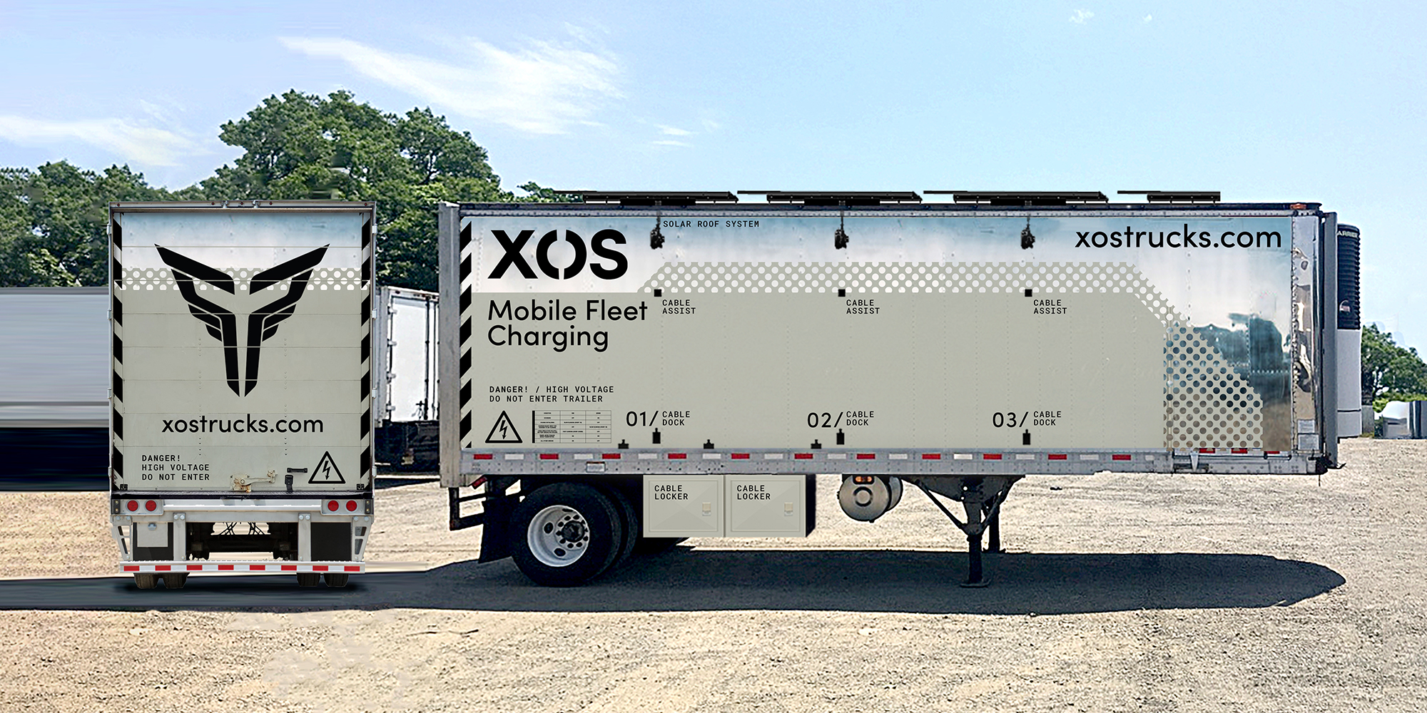 Xos, Inc. introduces mobile hub that can charge 5 EVs