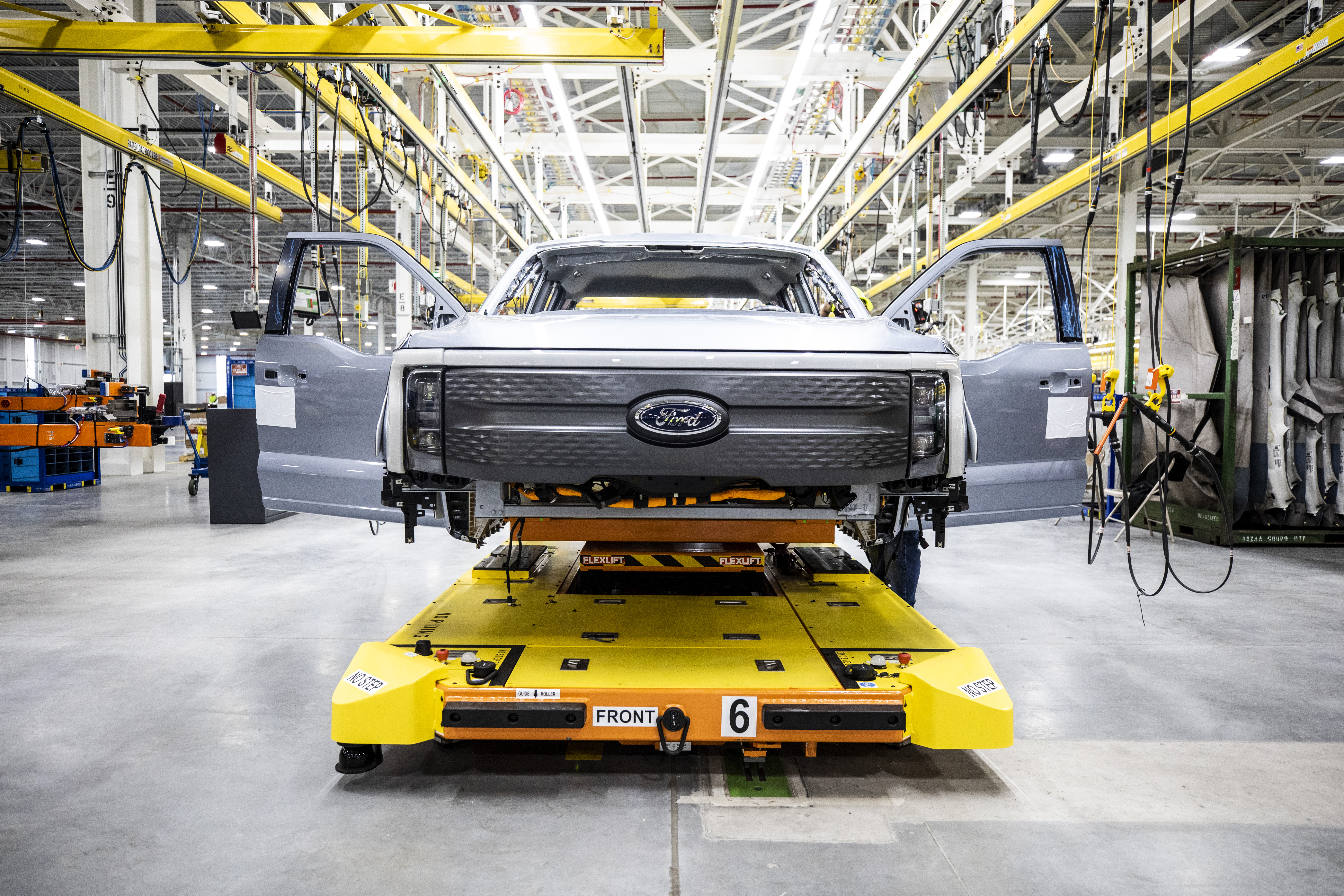 Ford starts pre-production of F-150 Lightning electric pickup as the ...