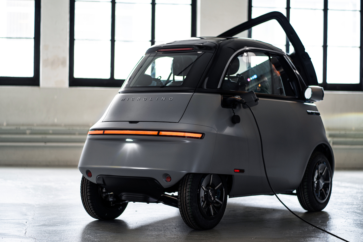 The adorable electric Microlino microcar is headed to production in Italy