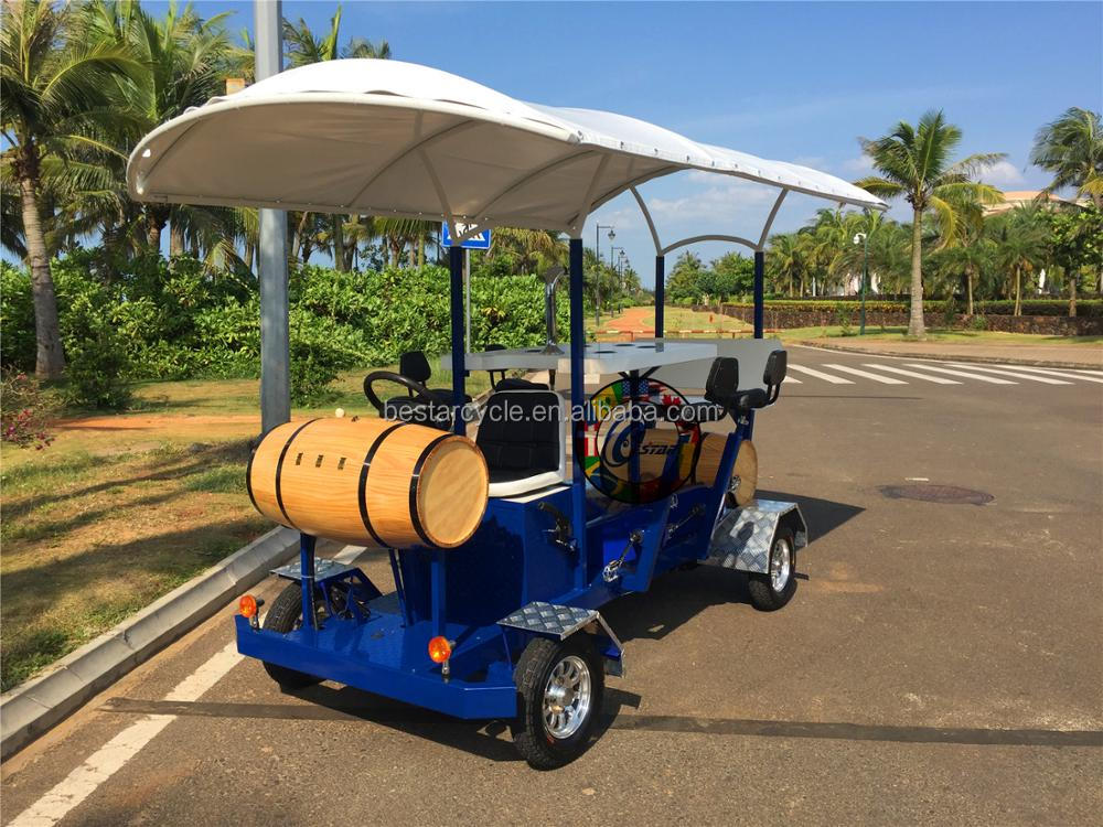 Awesomely Weird Alibaba Electric Vehicle of the Week: 7-Seater Beer Bike