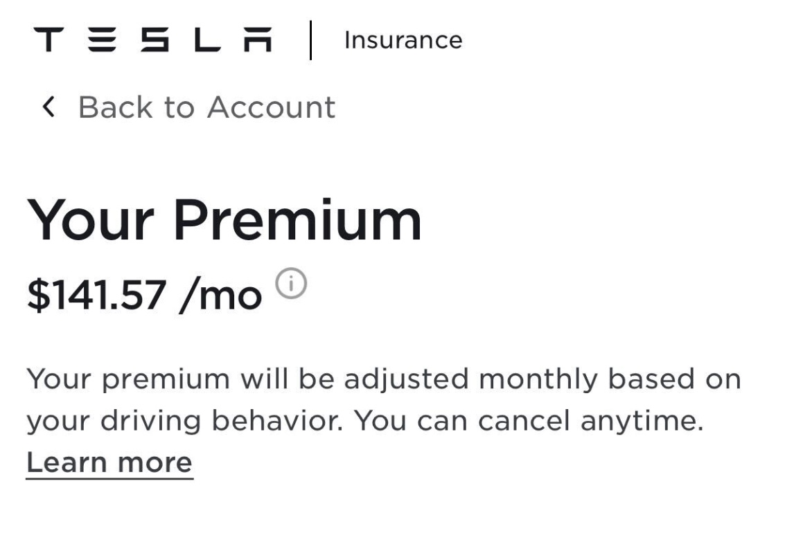 Tesla officially launches its insurance using 'real-time driving ...