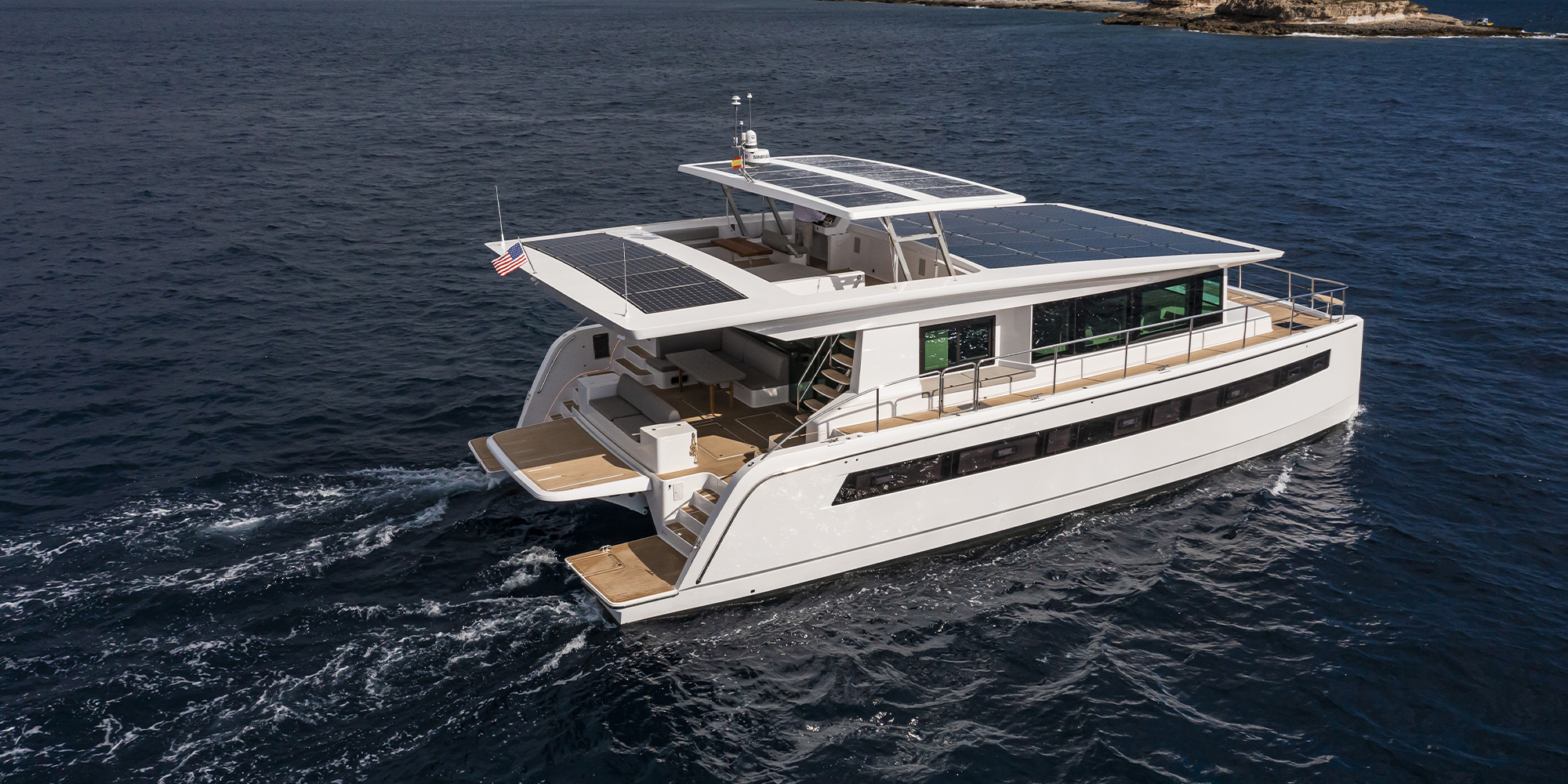 Silent Yachts launches solar catamaran with kite wing sail and 100 mile ...