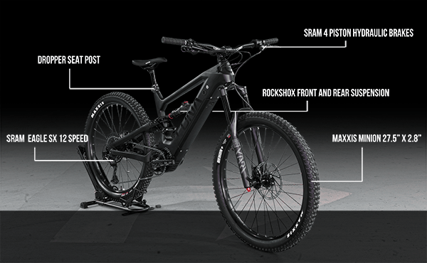 Luna X2 launched as 2,500W full-suspension e-bike with 'Ludicrous' power