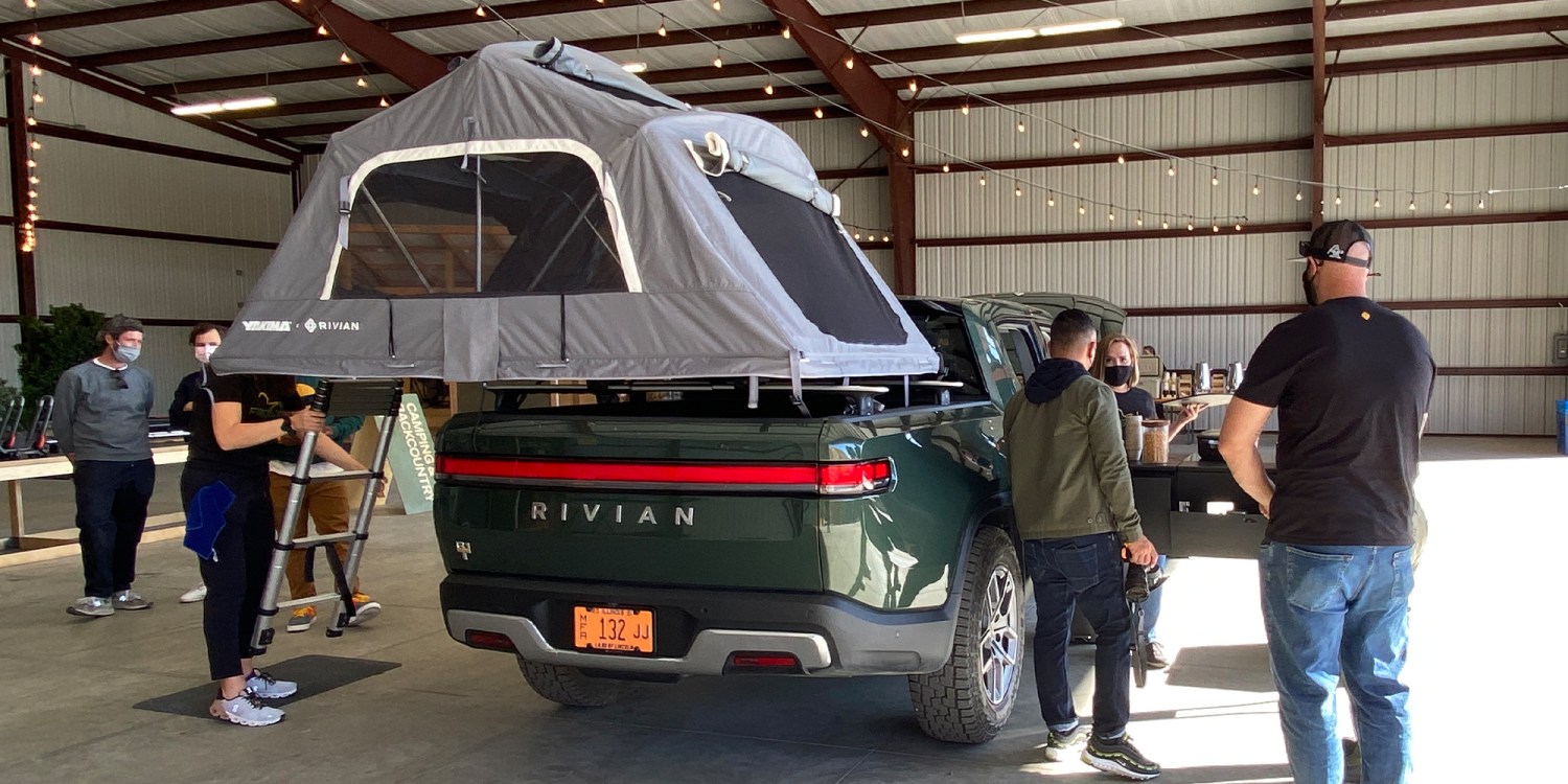 Another close-up look at the Rivian R1T plus test drive footage | Electrek