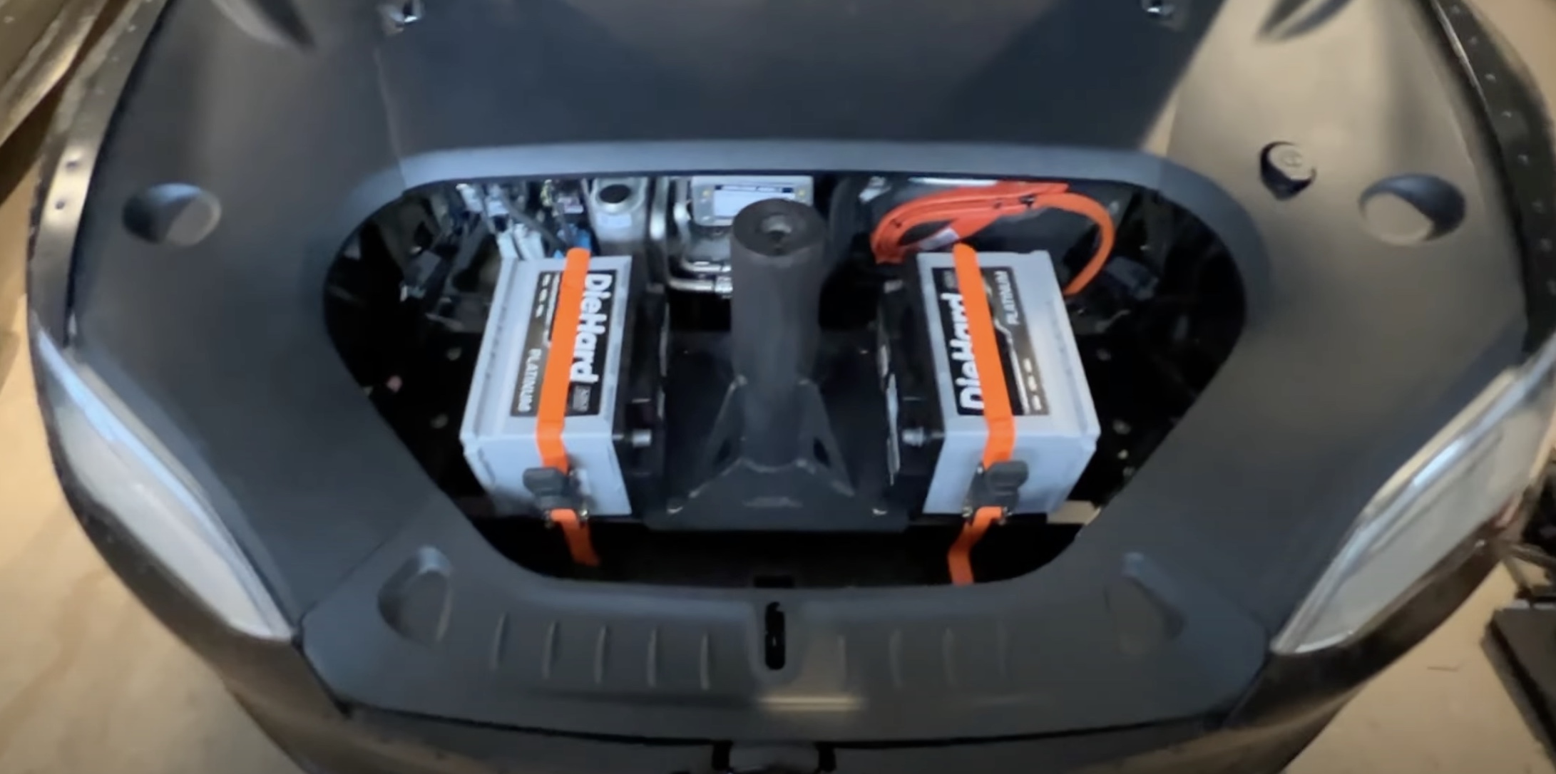 Tesla Model S Plaid gets a minigun in the frunk and night vision | Electrek