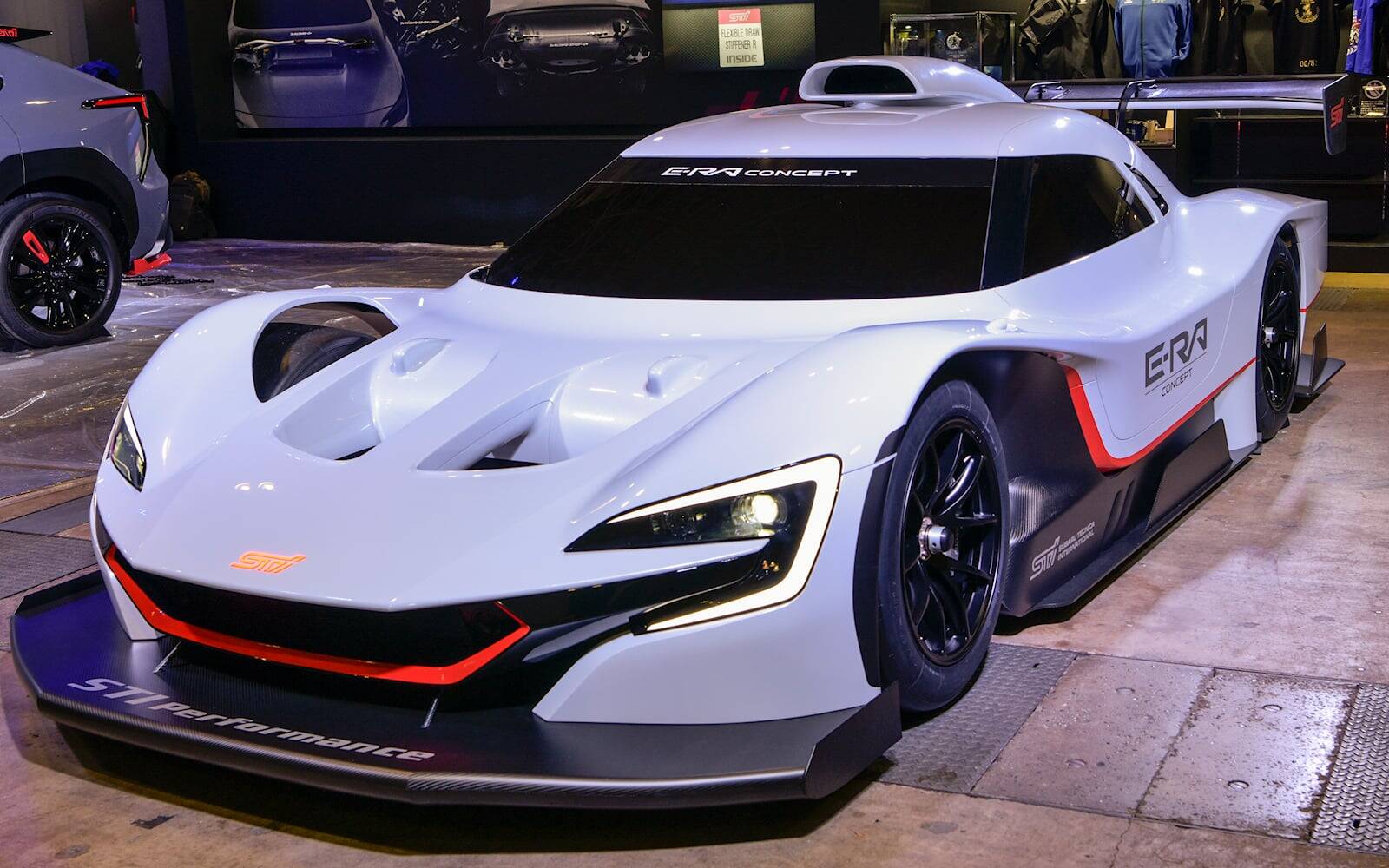 Subaru reveals 1,073 hp STI E-RA electric track car at Tokyo Auto Salon