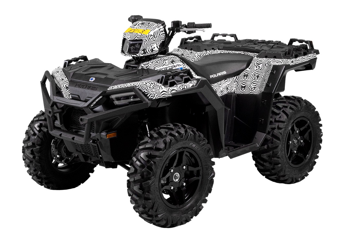 Polaris shows off 'test vehicles' for electric ATVs, snowmobiles, and RZR