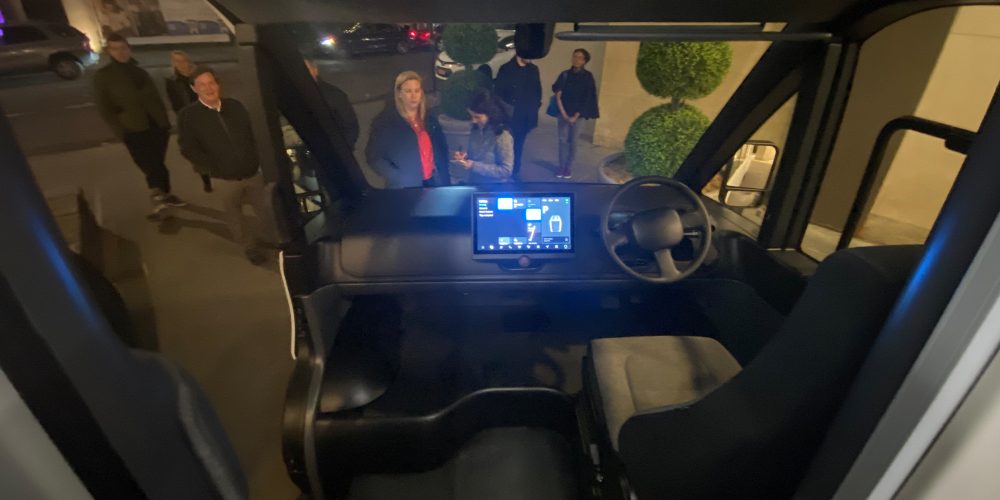 We got a sneak peek of the Arrival Van ahead of US production later ...