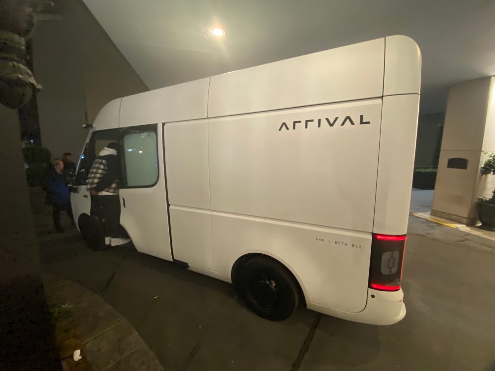 We got a sneak peek of the Arrival Van ahead of US production later ...