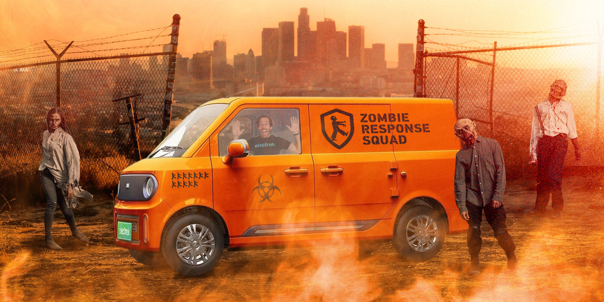 Awesomely Weird Alibaba Electric Vehicle of the Week: Zombie panel van