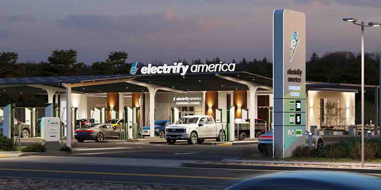 Electrify America opens MW-level battery storage-backed station